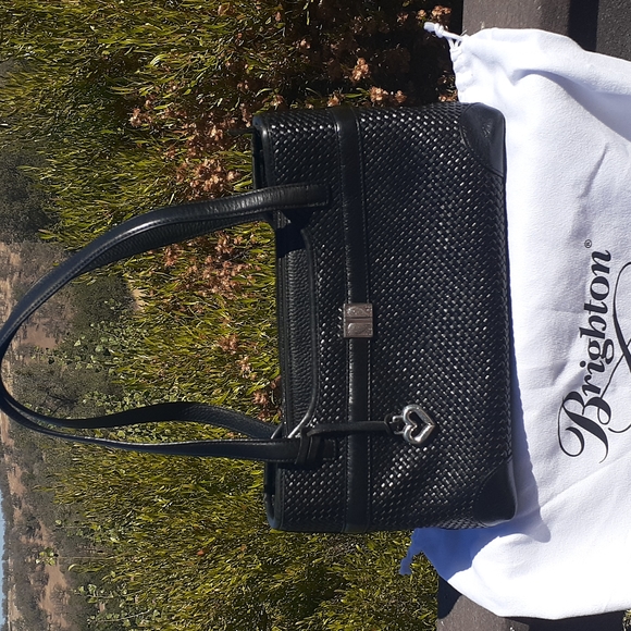 Brighton | Bags | Vintage Brighton Black Leather Purse | Poshmark